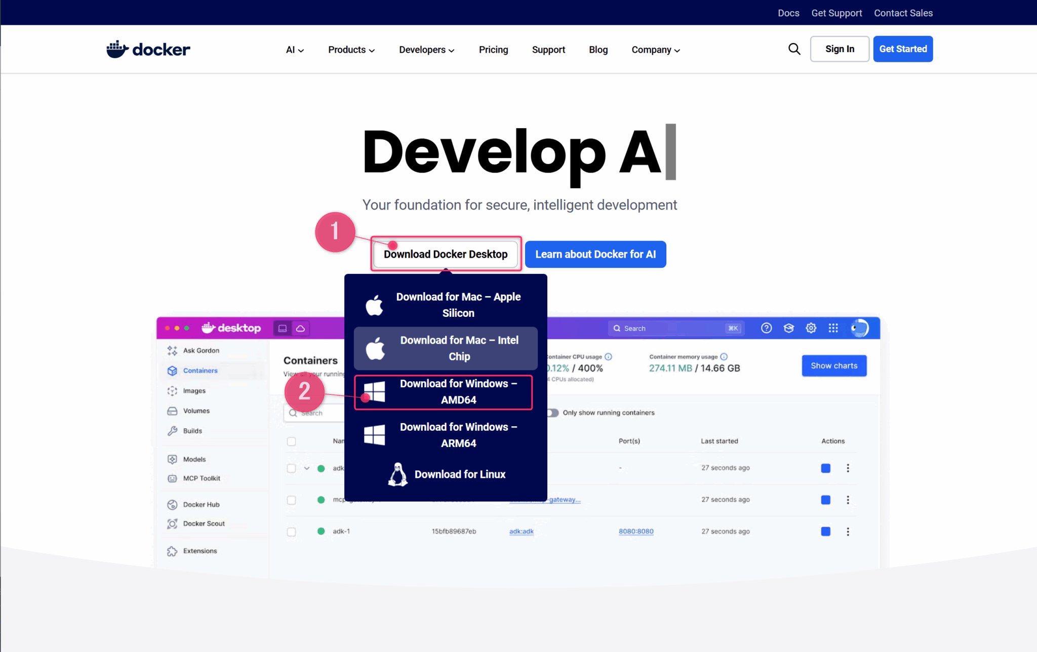 【2025年版】Docker のインストール方法【手順/画像付き解説/初心者】 | Kayoblog